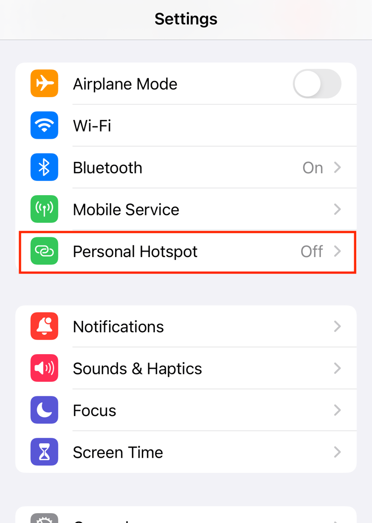 Temporarily share your mobile phone's internet access (USB tethering)