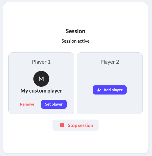 Sessions - Control player access